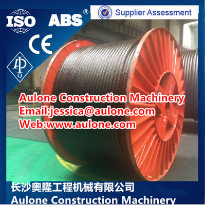 2160mpa,High breaking force crane wire rope,luff rope,non rotating wire rope