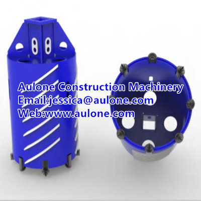 Foundation pile rotary drilling core barrel with TCI roller cone drill bits
