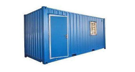 Blue Movable Container House Warm - Keeping Suitable For Outdoor Building