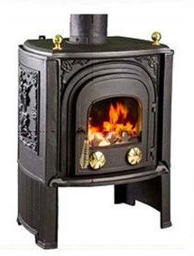 Customized Free Standing Wood Burning Stove , Smokeless Wood Burning Stove