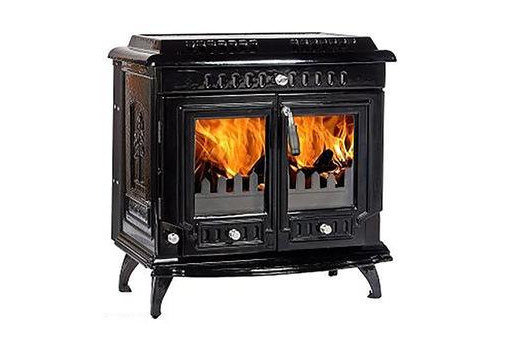 Metal Smokeless Stand Alone Wood Burning Fireplace High Reliability For Home