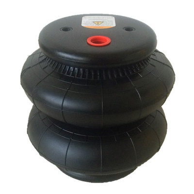 Gas Filled Double Convoluted Rubber Air Bellows D2300 / 2300lb For Smart Suspension System