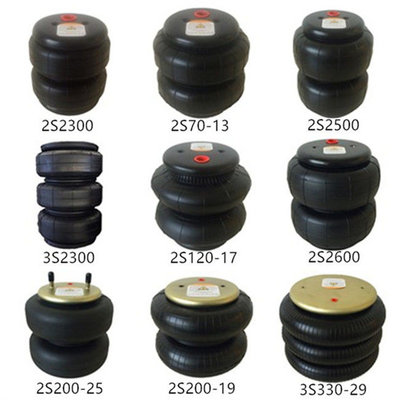 Double Convoluted Air Spring 2S120-17 FD120-17 For Car Tuning / Modify Air Spring Air Suspension