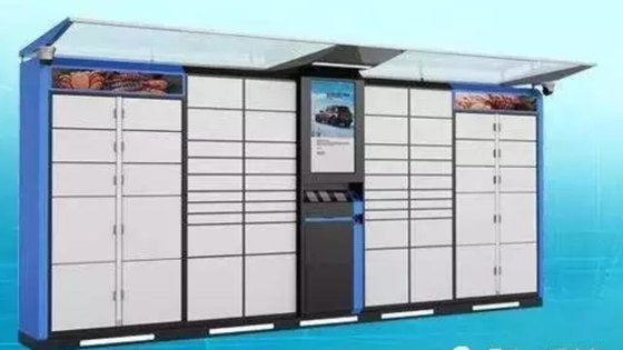Customized Parcel Delivery Lockers , Package Storage Lockers Flame Resistance