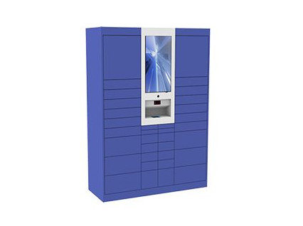 Non - Toxic Electronic Package Lockers Humanized Design Flat Smooth Surface