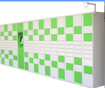 Waterproof Parcel Delivery Lockers Outdoor Logistic Touch Screen Design