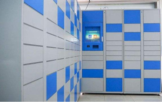 Fire Proof Parcel Delivery Lockers , Intelligent Locker System Outside