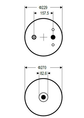 Contitech 9 10S-16 A 382 Air Suspension Air Bags Rolling Lobe Rubber Material