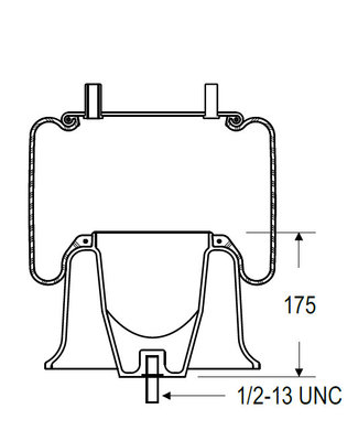 Contitech 9 10S-16 A 382 Air Suspension Air Bags Rolling Lobe Rubber Material