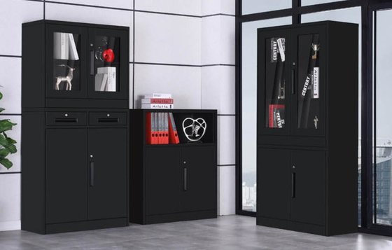 Colorful Metal Vertical File Cabinets , Swing Door Office Furniture File Cabinets