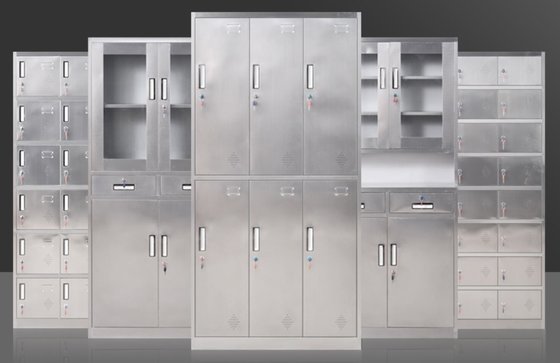 High Durability Metal 2 Door Lockable Cupboard For Office A4 File Storage