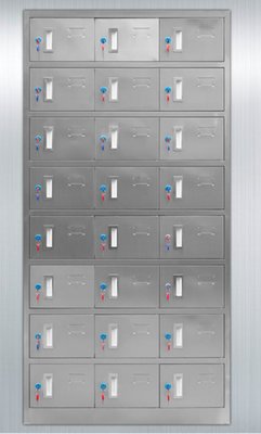 Eco Friendly Steel Office Storage Cabinets Customized Knock Down Structure