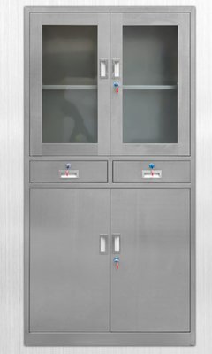 Non - Toxic Metal Vertical File Cabinets 4 Door Knock Down Structure 100% Recyclable
