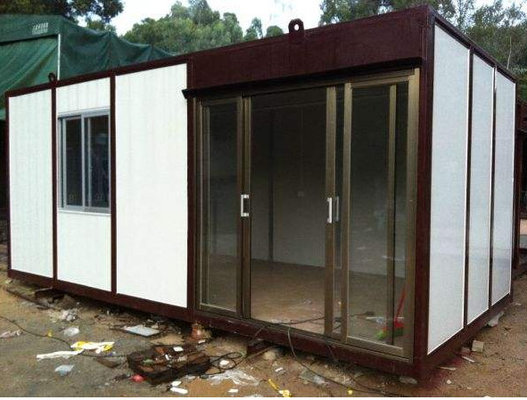 Two Layers Movable Container House , Prefabricated Double Container House