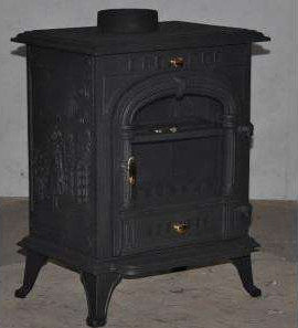 High Efficiency Free Standing Wood Stove Fireplace Outside Easy Operation