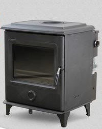 Energy Saving Free Standing Wood Burning Stove Durable With Black Louvers