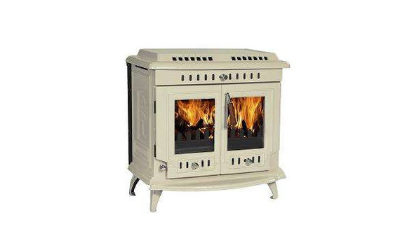 Metal Smokeless Stand Alone Wood Burning Fireplace High Reliability For Home