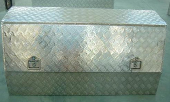 Large Steel Trailer Tongue Tool Box , Aluminum Pickup Truck Bed Tool Boxes