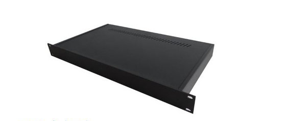 Black Aluminum Custom Industrial Sheet Metal For Communication Equipment