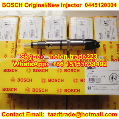 China BOSCH Original and new CR Injector 0445120304 fit ISLE  5272937 CUMMINS supplier