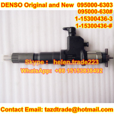 China DENSO Original new Injector 095000-6303,9709500-630 , 095000-630# for ISUZU 1-15300436-0 supplier