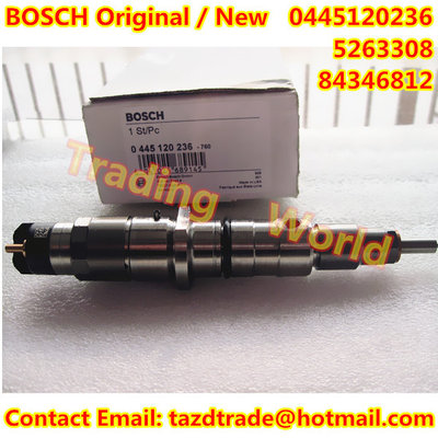China BOSCH Original and New Injector 0445120236 /5263308 / 84346812 / 4939061/3973060/3965721 supplier