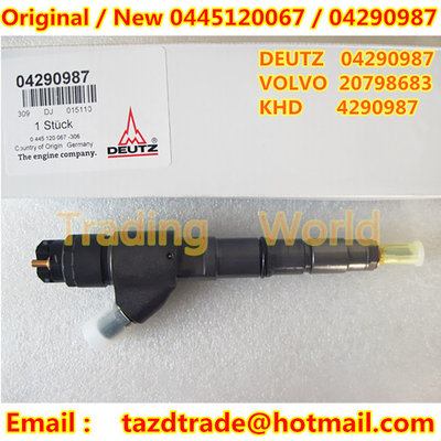 China BOSCH Original Injector 0445120067 / 04290987 / 20798683 /4290987 for DEUTZ /  / KHD supplier