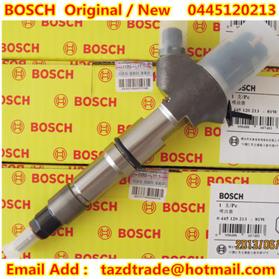 China BOSCH Original and New Injector 0445120213 / 612600080611 for WEICHAI supplier