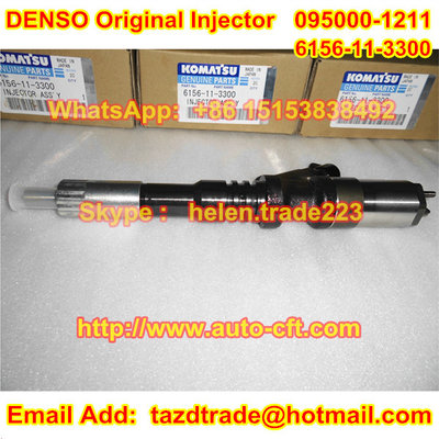 China DENSO Original 095000-1211 / 095000-1210  komatsu 6156-11-3300, 6156-11-3301, 6156113300 supplier