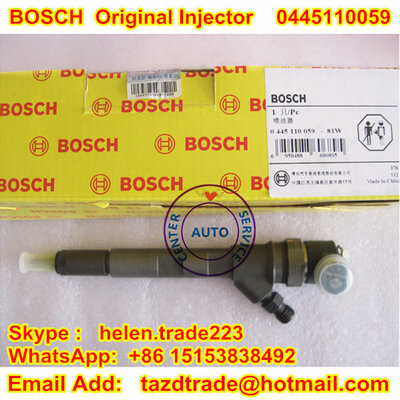 China BOSCH Original and New CR Injector 0445110059 / 0 445 110 059 original and genuine supplier