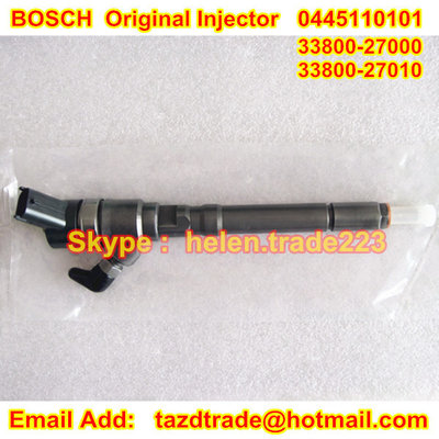 China BOSCH Original Injector 0445110101/0445110064 / 33800-27000/3380027000 / 3380027010 supplier