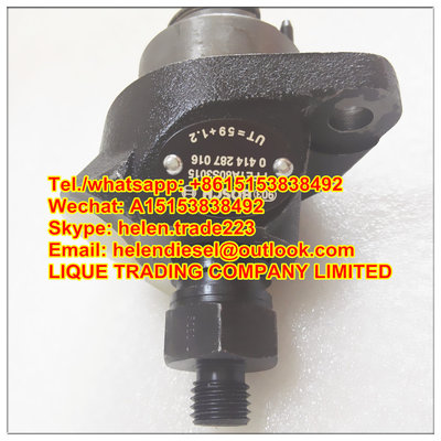 China Deutz original unit pump BOSCH  number 0414287016 , 0 414 287 016  HATZ 50492800 50492801 50492802 , genuine and new supplier