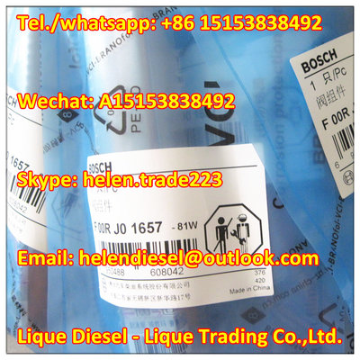 China Bosch Original  Injector Valve F 00R J01 657 ,F00RJ01657  Fit 0 0445120078, 0445120124, 0445120247,0445120262,0445120263 supplier