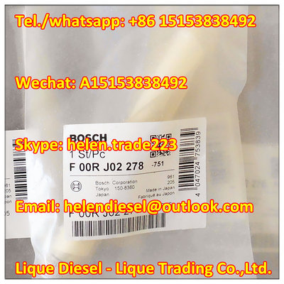 China 100% original BOSCH Valve F00RJ02278 , F 00R J02 278 Injector Control Valve Fit 0445120058,0445120109 Genuine and new supplier