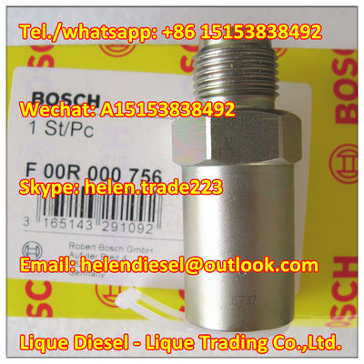 100% original BOSCH Pressure Limiter Valve F00R000756 , F 00R 000 756,3947799, 3963808,1110010007 Pressure Regulator supplier