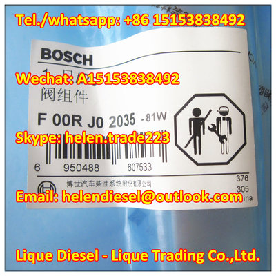 Bosch original Valve Set F00RJ02035 , F 00R J02 035  Fit 0445120145,0445120215, 0445120261, 0445120264 Genuine and new supplier