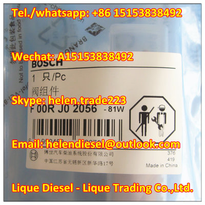 Bosch original Valve Set F00RJ02056 , F 00R J02 056  Fit Injector 0445120106, 0445120142, 0445120232 Genuine and new supplier