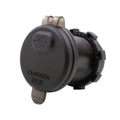 Fast charging 12V USB Car Charger Power Adapter Outlet with Digital Voltage tester