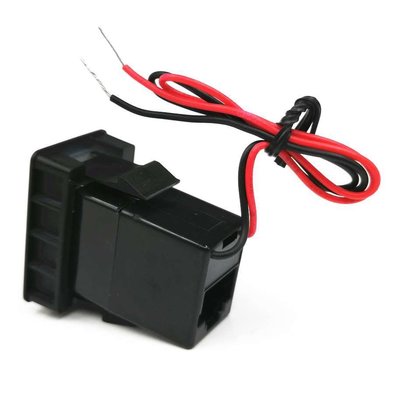 RJ45 UHF RADIO Panel Connector Socket Adaptor Blue LED for Toyota