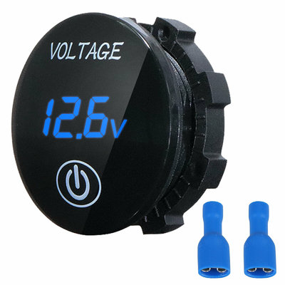 48V Voltmeter for Motorcycle Car green color