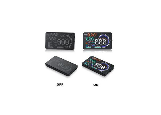 5.5 Inch Screen Obdii / OBD2 Elm327 Diagnostic Interface Bluetooth Hud Head Up Display supplier