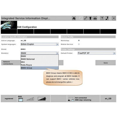 Muti Language Bmw Dealer Diagnostic Software , Car Diagnostic Software For Laptop supplier