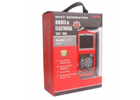 AutoLink AL539 Autel Diagnostic Scanner , Obd2 Scanner Car Diagnostic Code Reader supplier