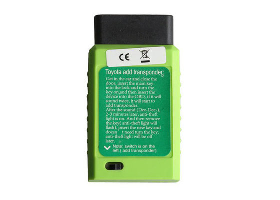 OBD Remote Toyota Car Key Chip Programming Tools Plastic Material Green Color supplier