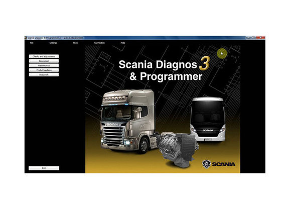 Automobile Obd2 Bluetooth Scanner Software For SCANIA VCI2 / VCI3 Without USB Dongle supplier