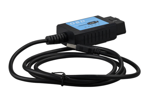 USB V1.4 Plastic EOBD CANBUS Scanner ELM327 OBD2 Diagnostic Interface with FT232RL Chip Software V2.1 supplier