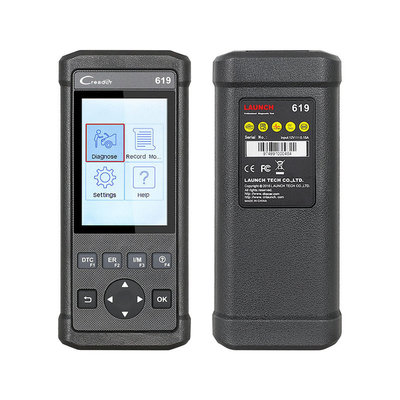 Launch Creader 619 Code Reader Full OBD2 / EOBD Functions Support Data Record and Replay supplier