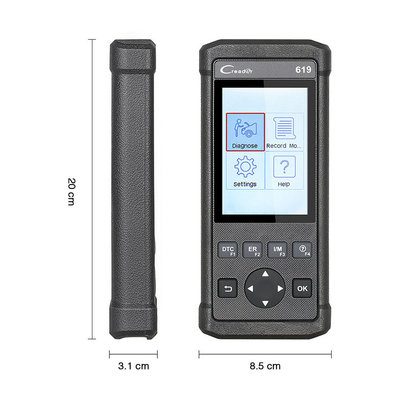 Launch Creader 619 Code Reader Full OBD2 / EOBD Functions Support Data Record and Replay supplier