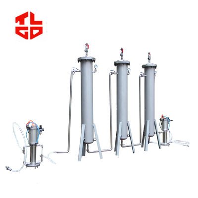 LPG filtration column Machine 1500mm Height Stainless Steel Material