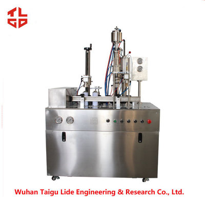 Semi Auto Filling Machine For Engine Cleaner Spray, Spray Filling Machine For Aerosol cans